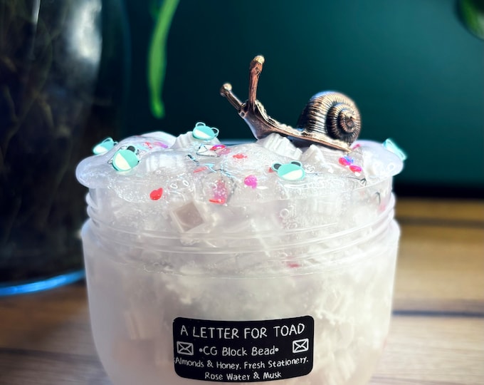 A Letter for Toad CG Block Bead Slime - Etsy