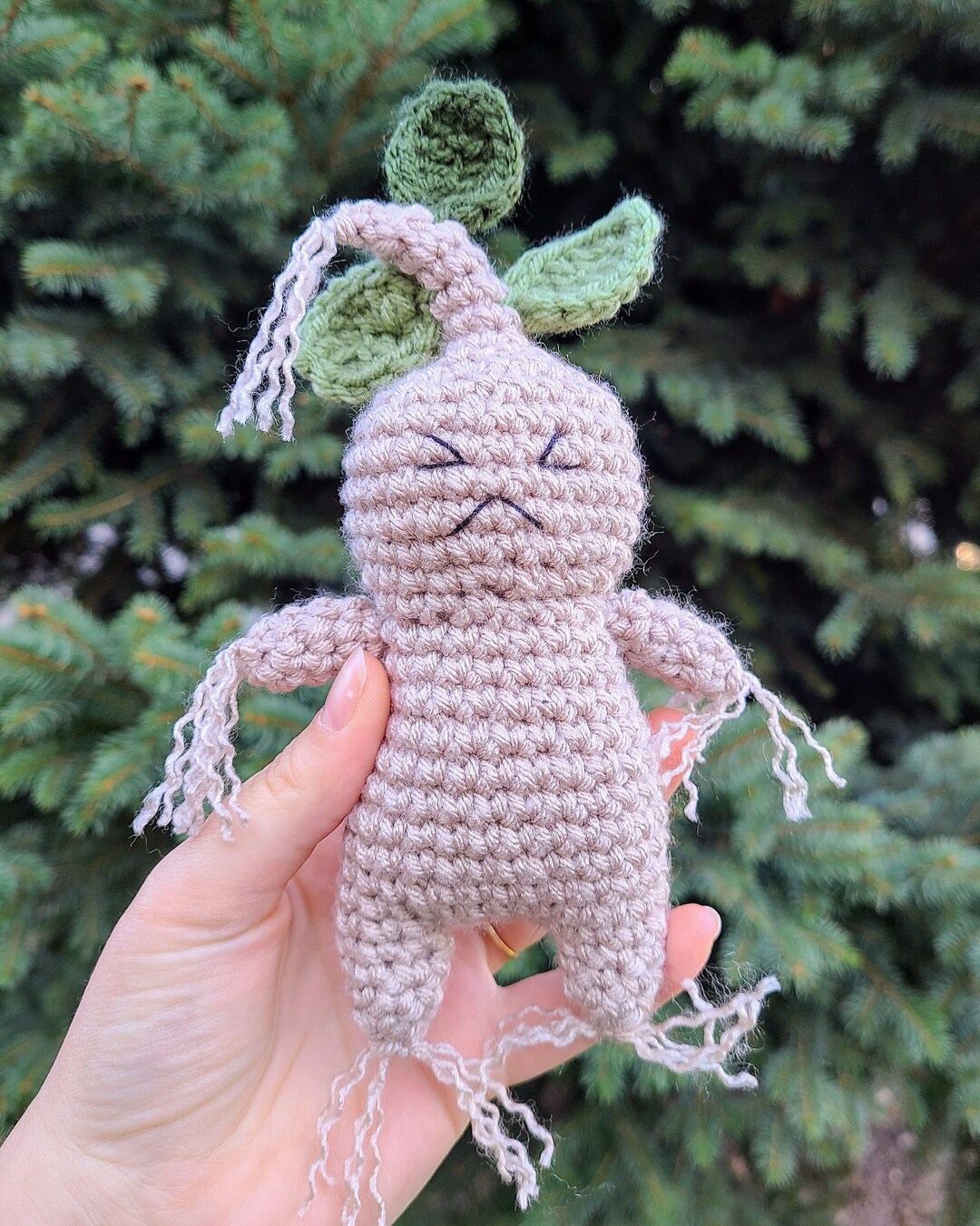 Baby Mandrake Crochet PATTERN ONLY Digital Item, Mandrake Only - Etsy ...