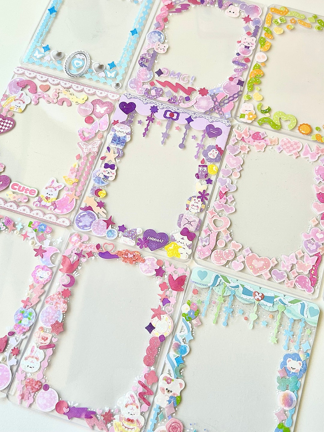 Decorated Toploaders Premade Toploader Deco Toploader Kpop Photocard ...