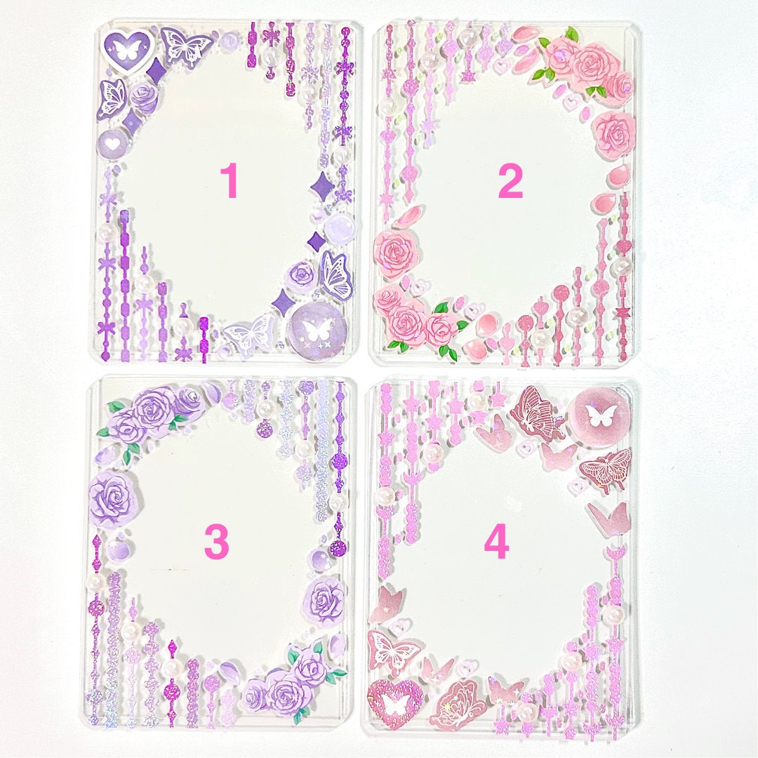 Decorated Toploaders Premade Toploader Deco Toploader Kpop Photocard ...