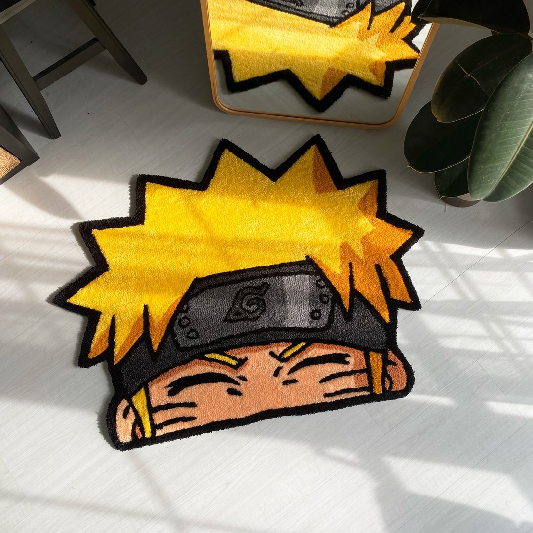Custom Anime Tufted Rug, Handmade Tufted Rug Cartoon Tufted, Anime ...