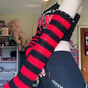 Emo Arm Warmer Crochet Pattern - Etsy