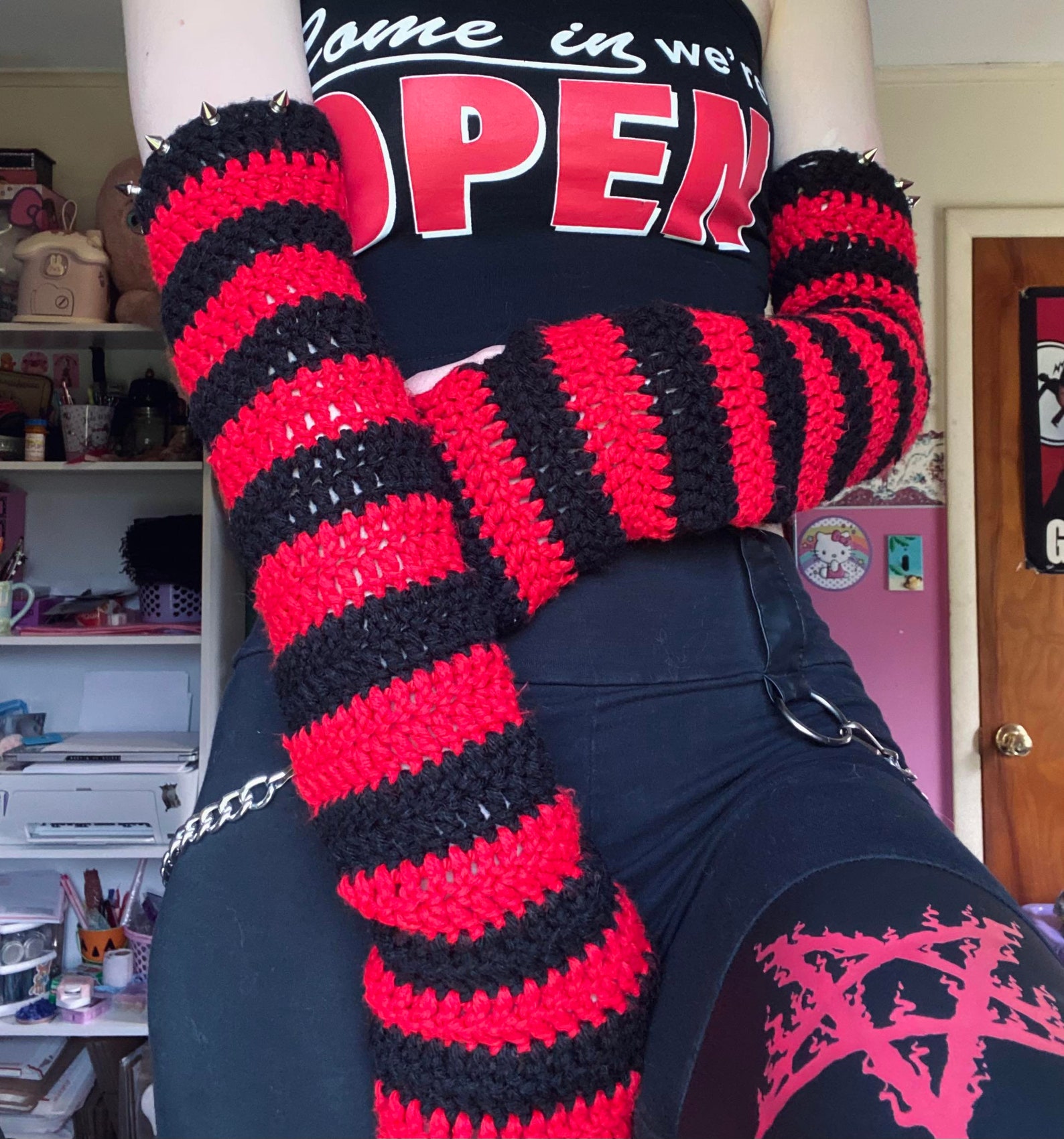 Emo Arm Warmer Crochet Pattern - Etsy