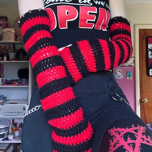 Emo Arm Warmer Crochet Pattern - Etsy
