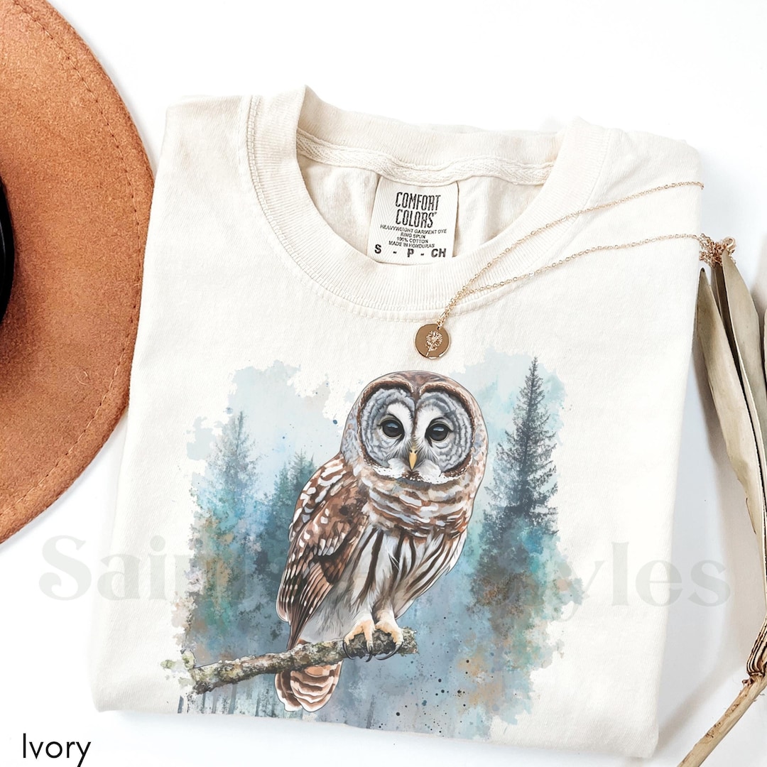 Vintage Barred Owl T-shirt, Retro Unisex Nineties Owl Sweatshirt ...