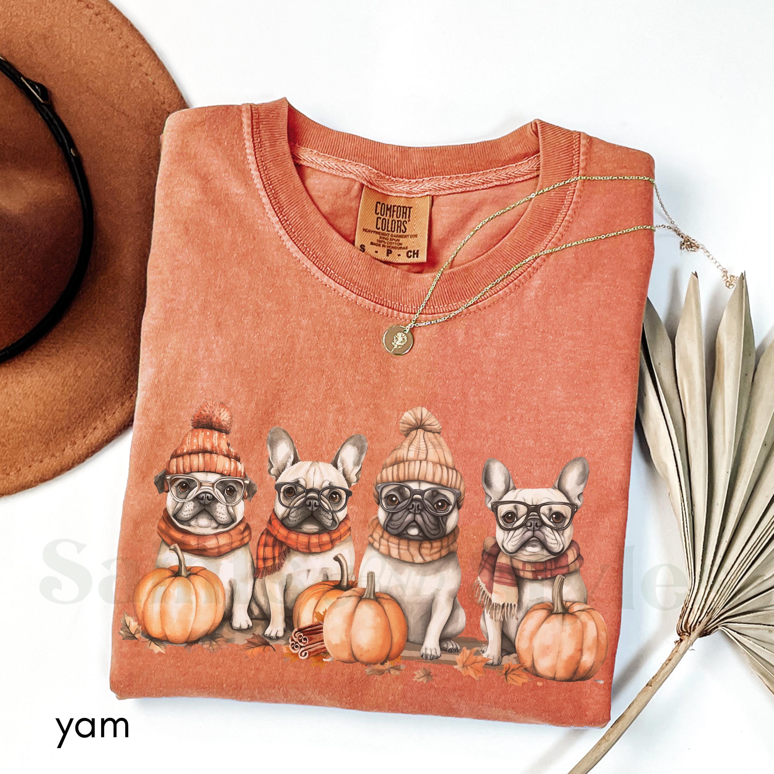 French Bulldog Fall T-shirt, Frenchie Mom Dad Sweatshirt, French ...