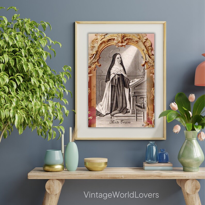 Digital Bundle: Saint Therese of Lisieux Digital Art & Devotional Set ...