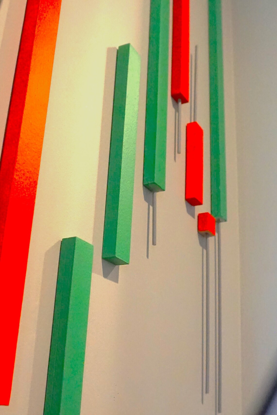 Candlesticks Market Decor Bitcoin Trading Patterns Crypto Gift Wall ...