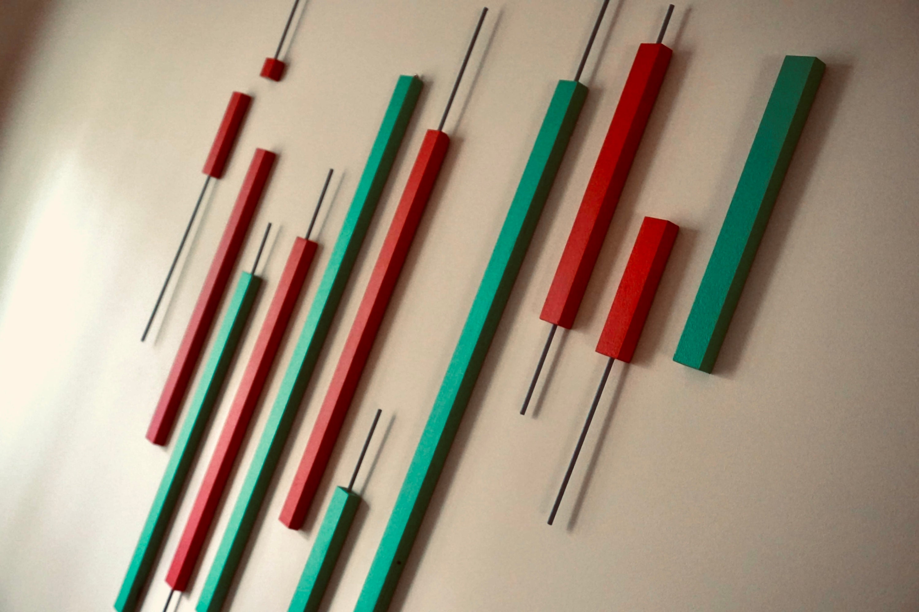 Stock Market Decor Gift Crypto Wall Art Trading Bitcoin Wall Chart ...