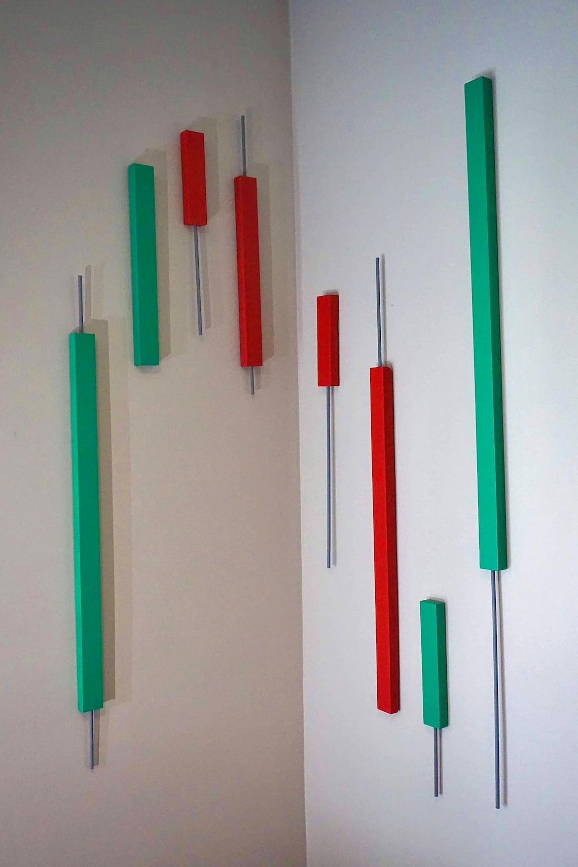 Candlesticks Market Decor Bitcoin Trading Patterns Crypto Gift Wall ...