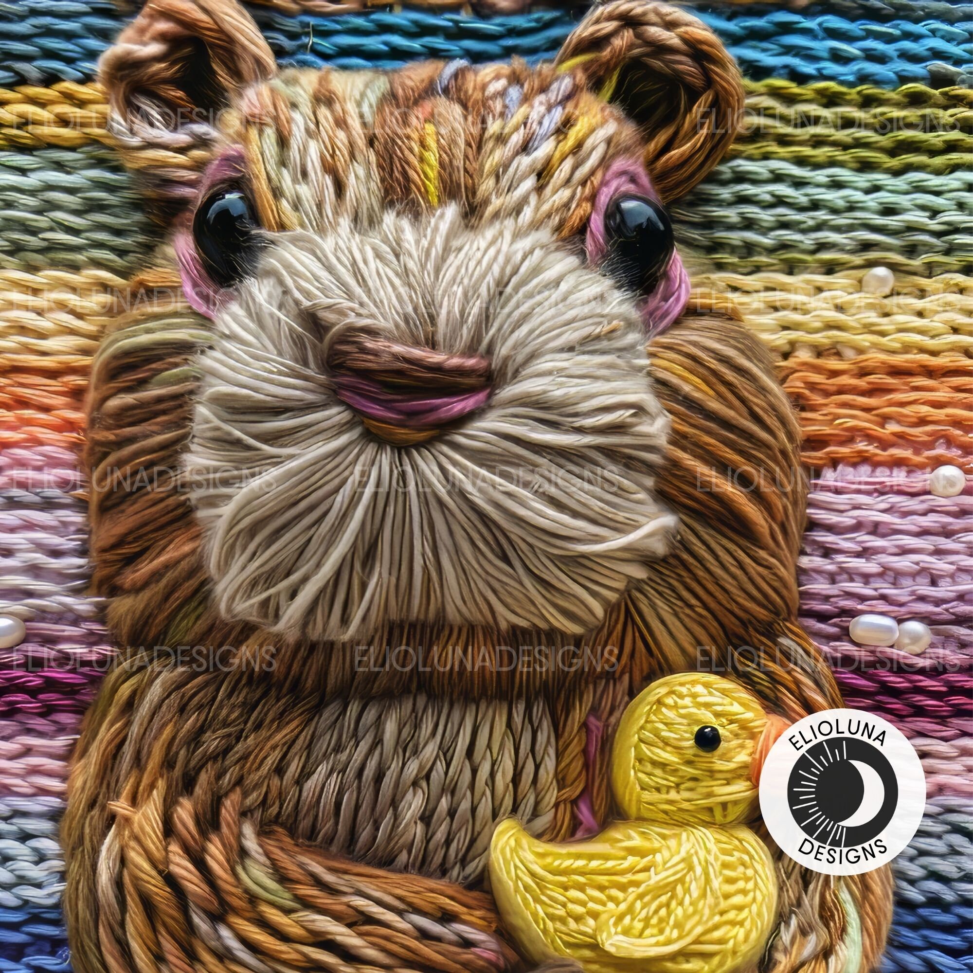 Capybara Seamless Pattern Rubber Ducky Seamless Pattern Cute Capybara ...