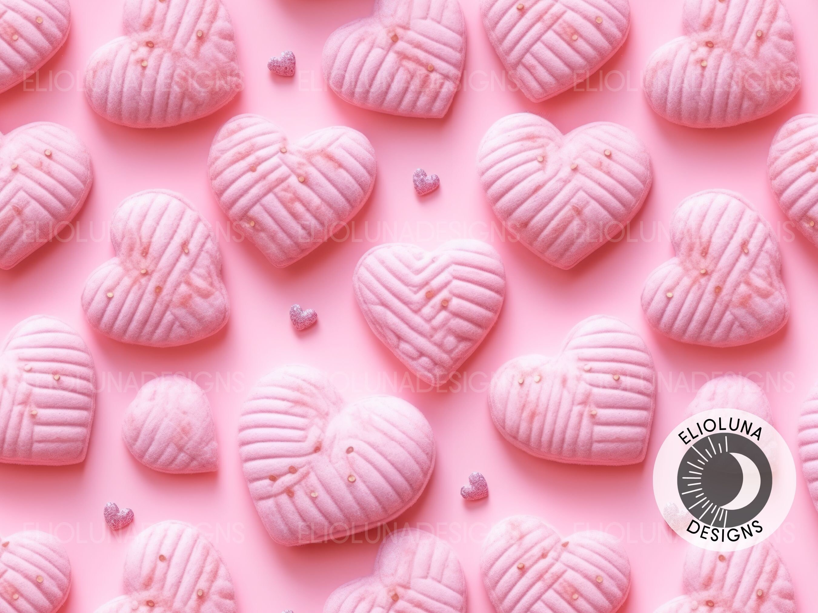 Concha Digital Paper Pan Dulce Seamless Pattern Mexican Sweet Bread ...