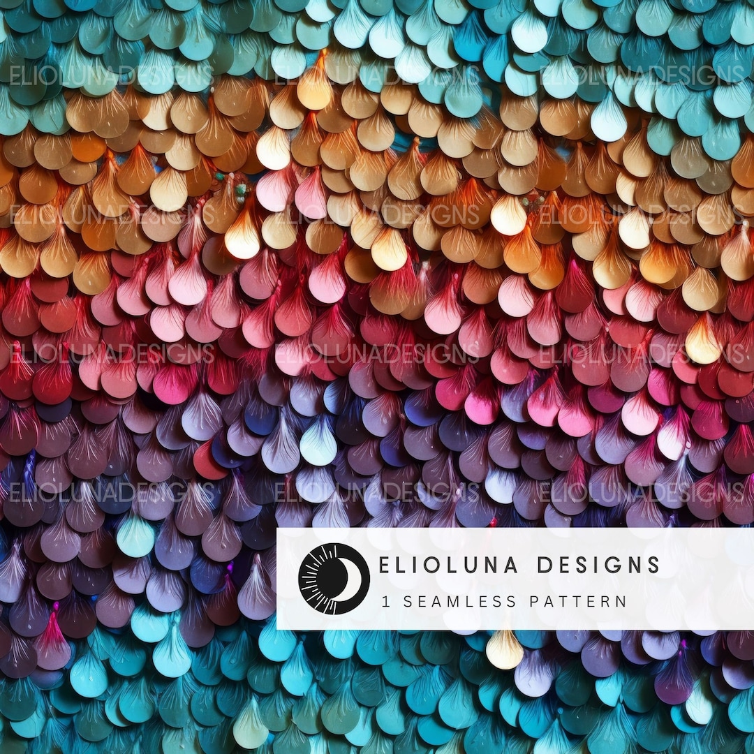 Sequin Seamless Pattern 3D Ombre Sequin Seamless Texture Digital Paper ...