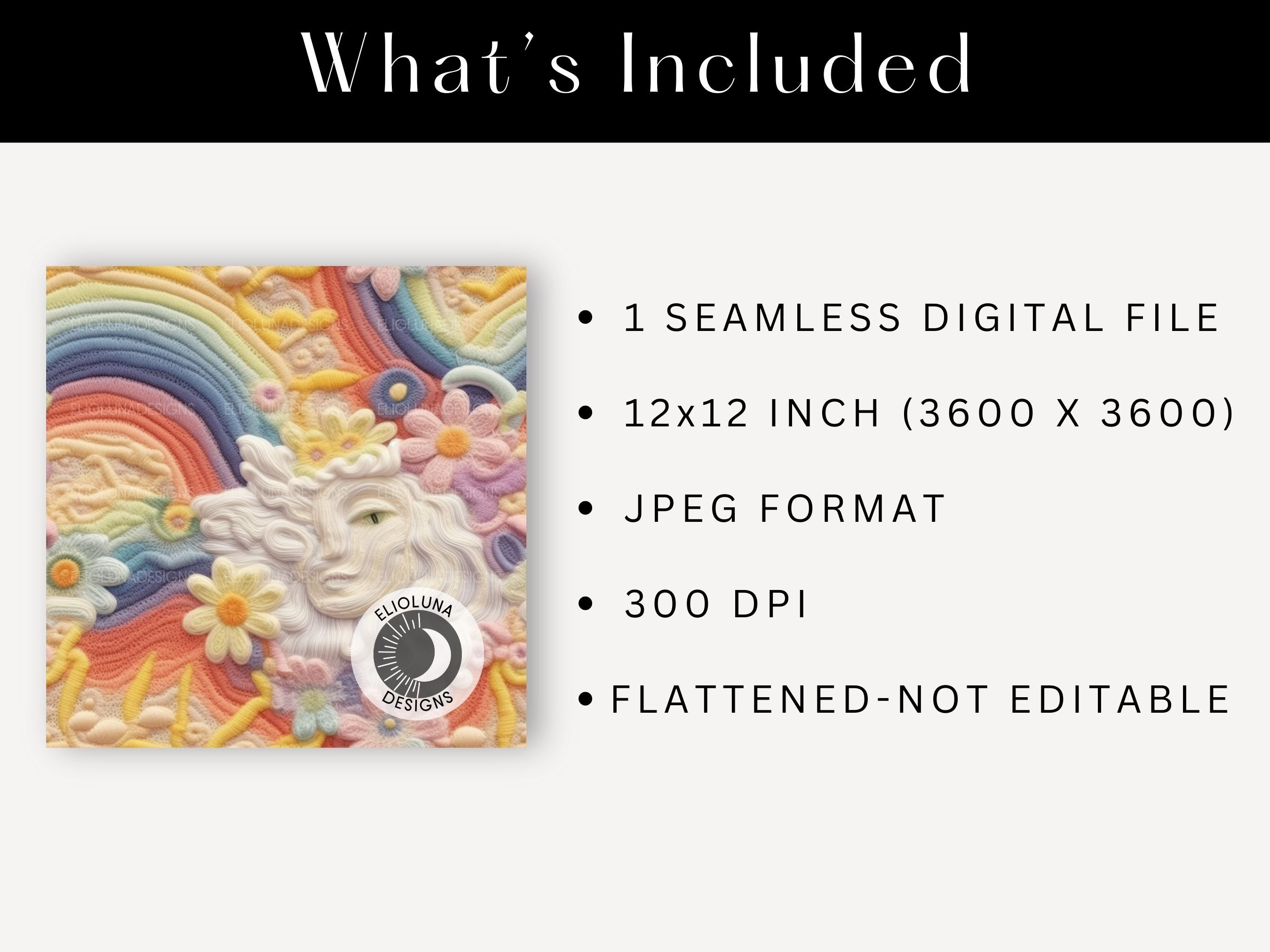 Rainbow Digital Paper Spring Digital Paper Floral Digital Paper Summer ...