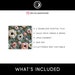 Boho Fall Florals Pattern Digital Paper Fall Floral Pattern Seamless ...