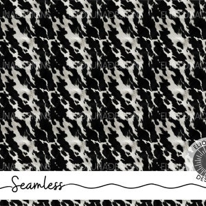 Cow Print Seamless Cowhide Digital Paper Cow Print Pattern Western Aesthetic Seamless Faux ...