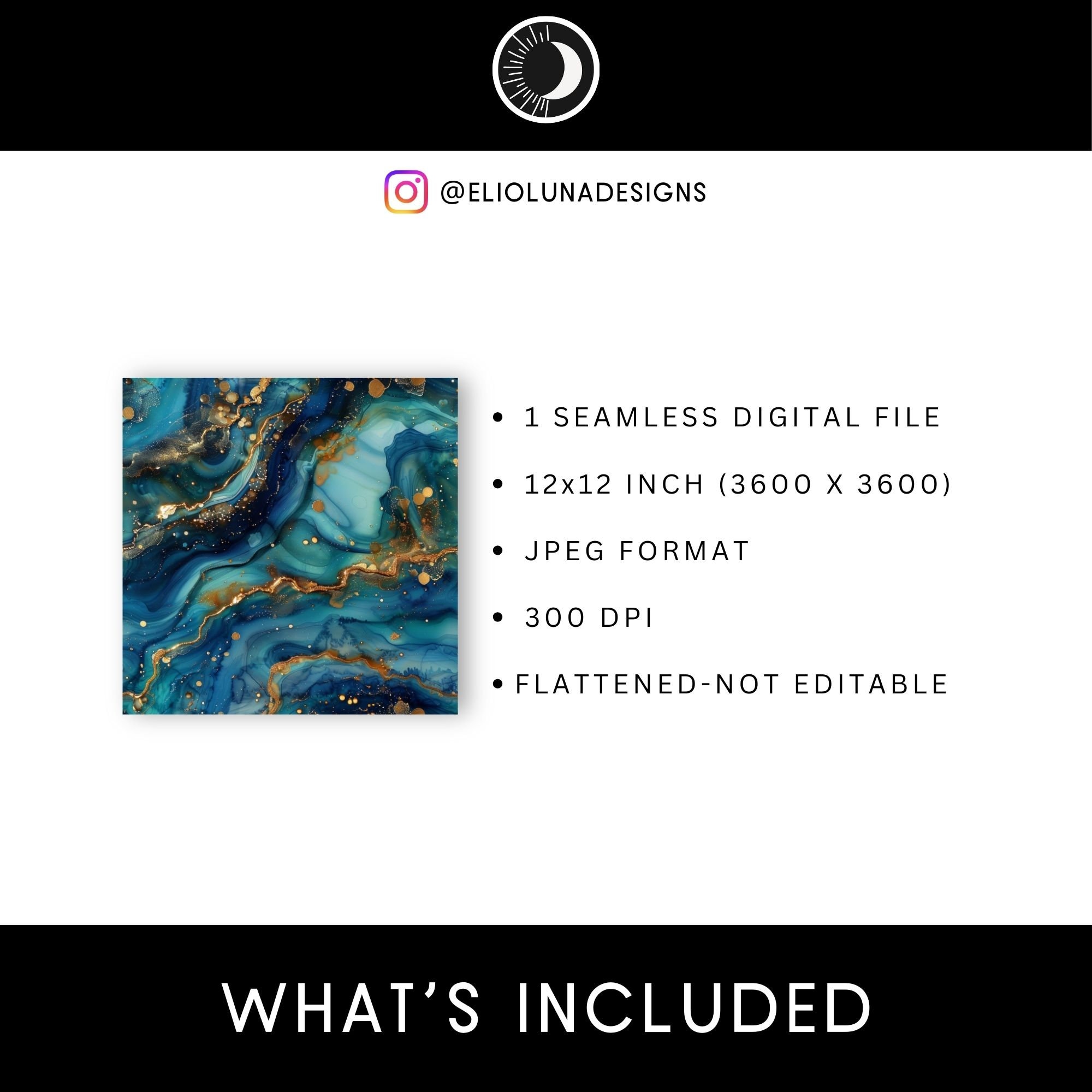 Alcohol Ink Seamless Texture Digital Paper Seamless Gold Blue Texture ...