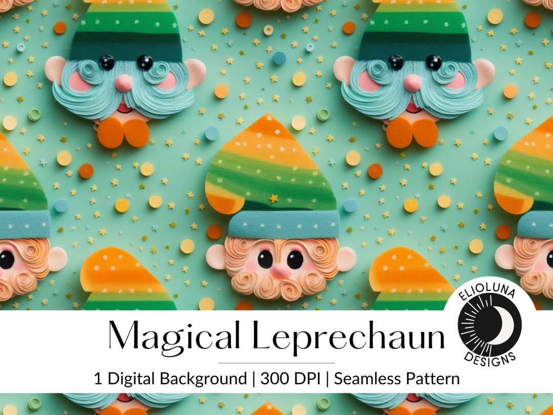 St. Patricks Day Digital Paper Rainbow Digital Paper Spring Dgital ...