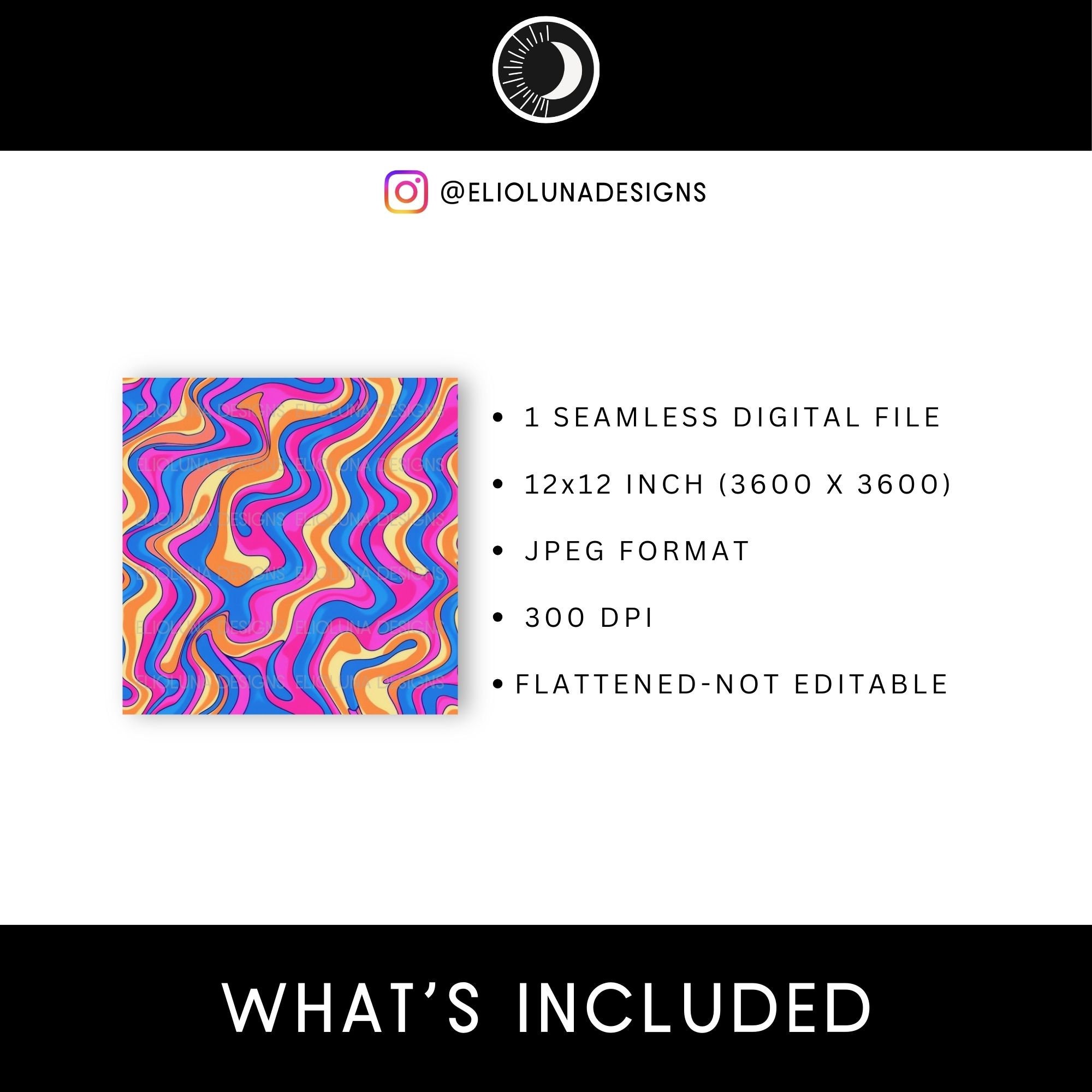 Groovy Seamless Pattern Retro Seamless Wavy Pattern Retro Groovy ...