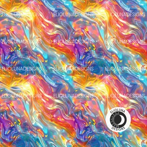 Rainbow Seamless Texture Digital Paper Seamless Iridescent Texture ...