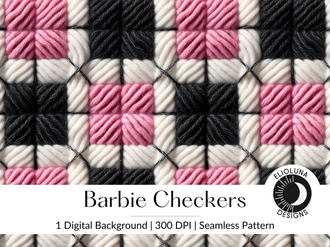 Pink Checker Pattern Retro Checker Digital Paper Checkered Pattern ...