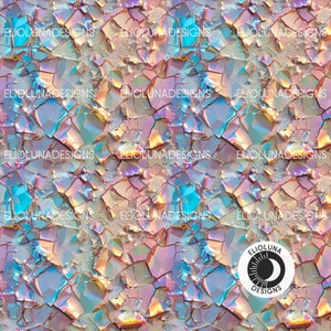 Holographic Seamless Texture Digital Paper Seamless Iridescent Texture ...