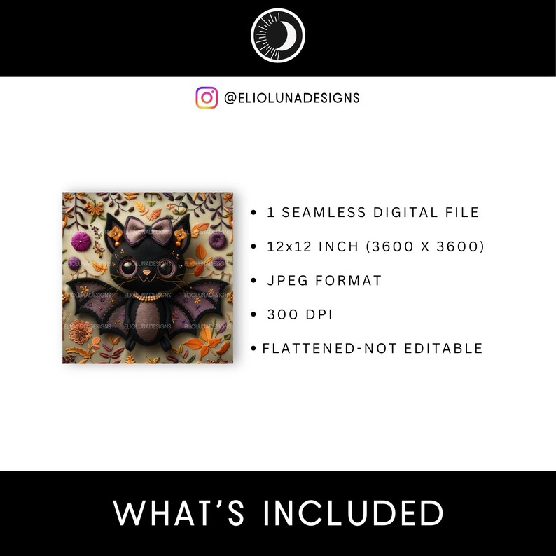 Vintage Bat Seamless Pattern Cute Halloween Bat Digital Paper Halloween ...