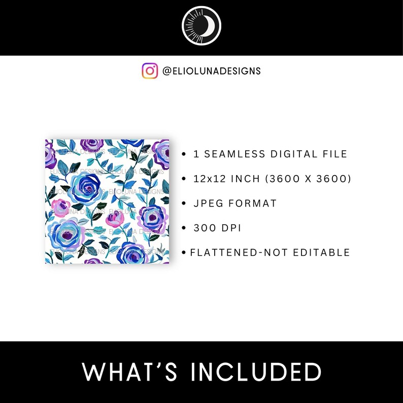 Blue Floral Pattern Flowers Seamless Dainty Floral Pattern Girly Floral ...