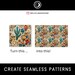 Cactus Floral Pattern Digital Paper Embroidered Western Pattern ...