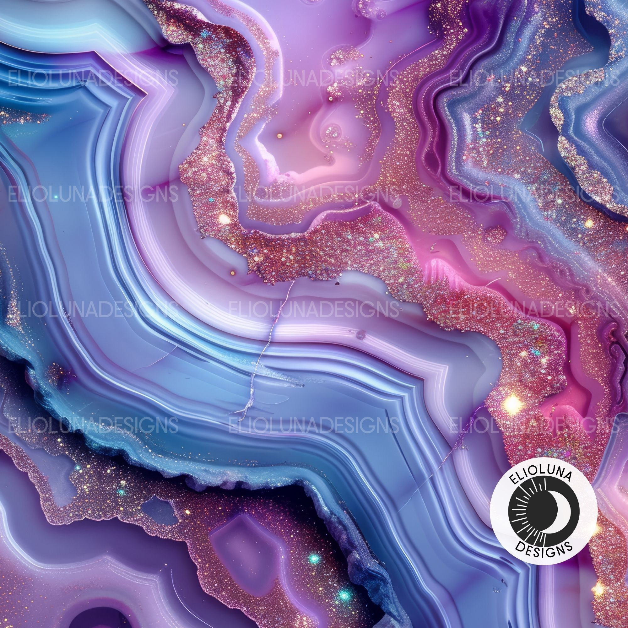 Agate Digital Paper Geode Texture Agate Pattern Purple Agate Seamless ...