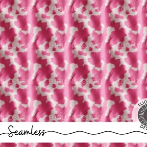 Cow Print Seamless Cowhide Digital Paper Cow Print Pattern Western ...