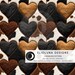 Cowhide Hearts Seamless Valentine Pattern Heart Digital Paper Cow Print ...