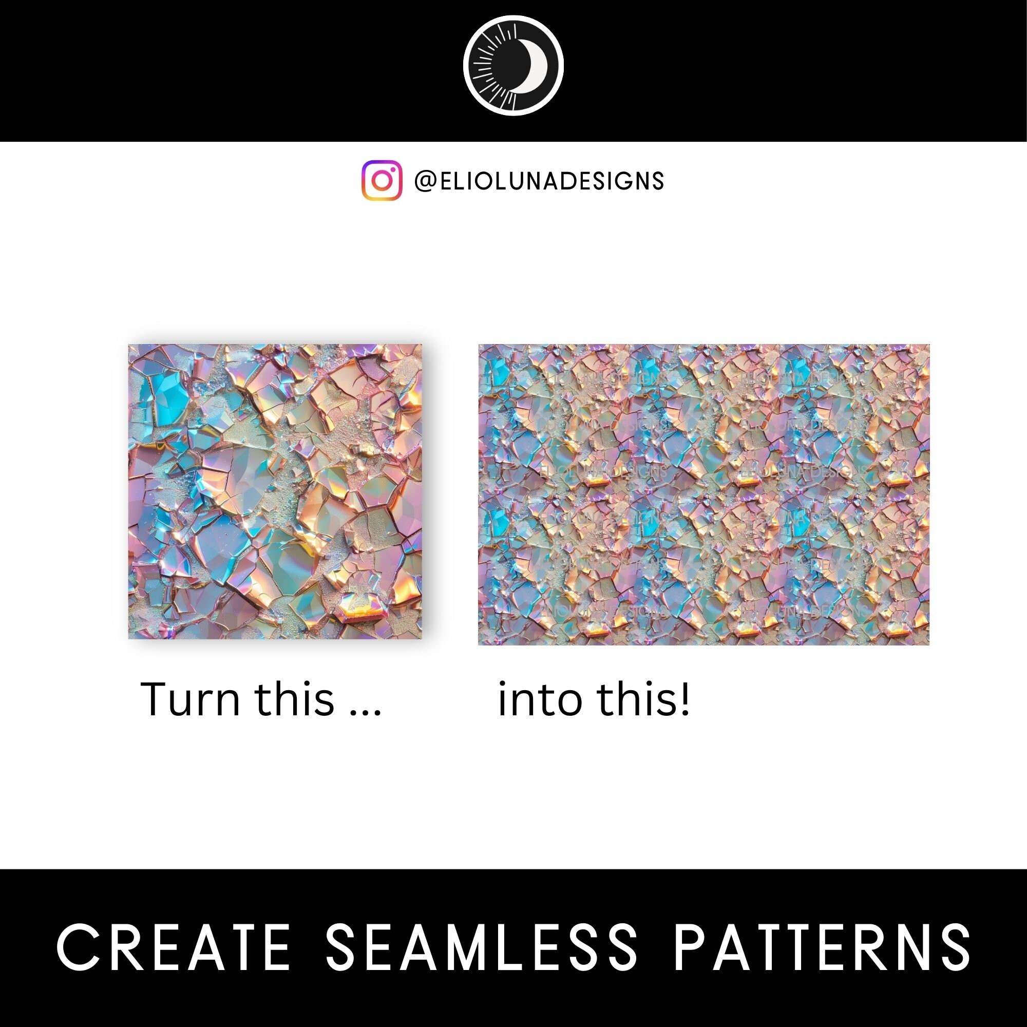 Holographic Seamless Texture Digital Paper Digital File - Etsy