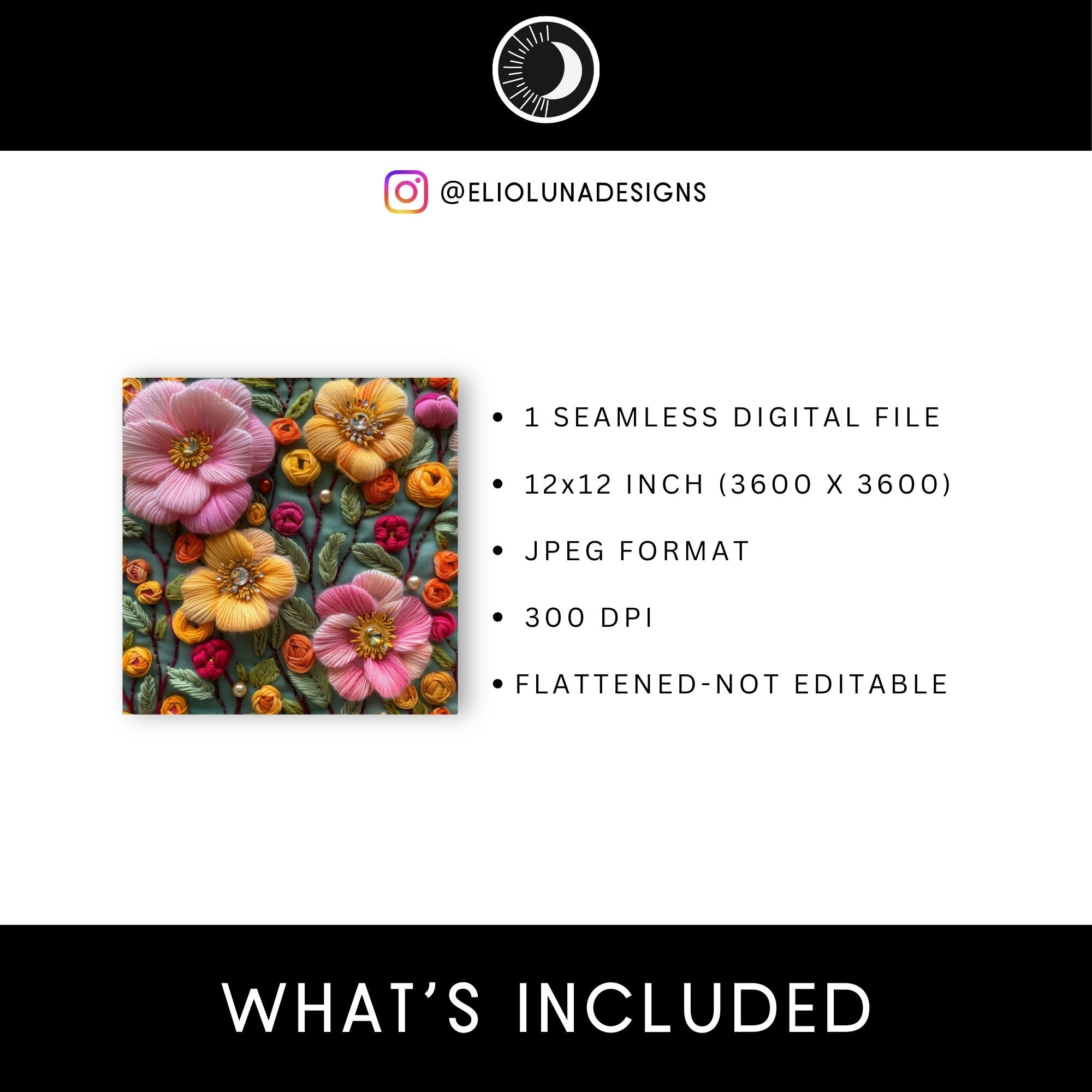 Floral Pattern Digital Paper 3D Spring Floral Pattern Seamless Digital ...