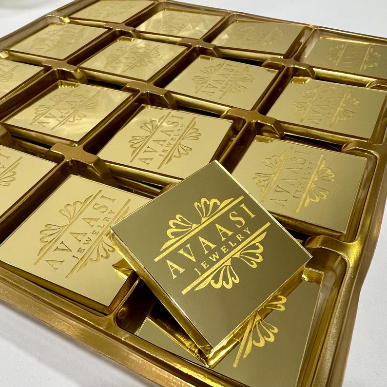 Custom Logo Chocolate Squares - Personalized Corporate Gifts, Branded ...
