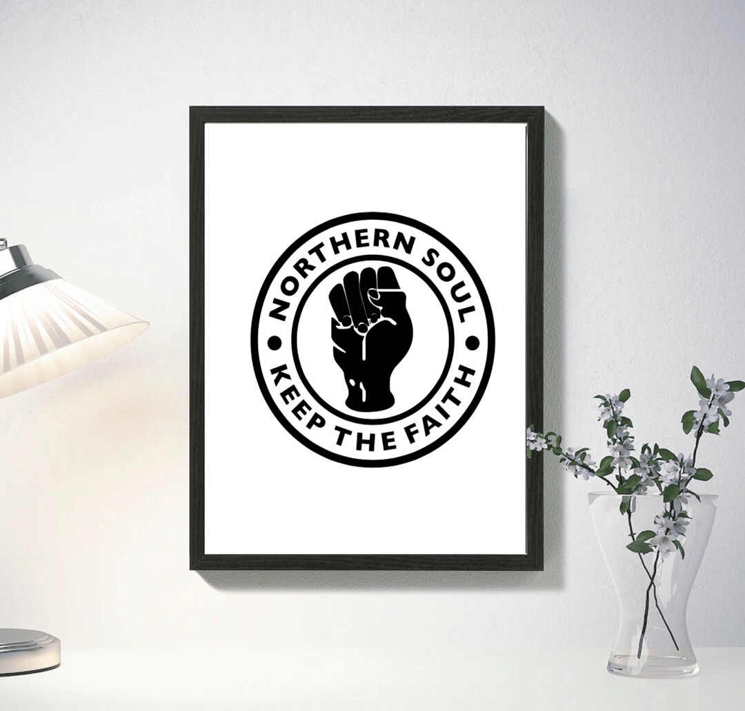 Northern Soul Keep the Faith Poster - Etsy