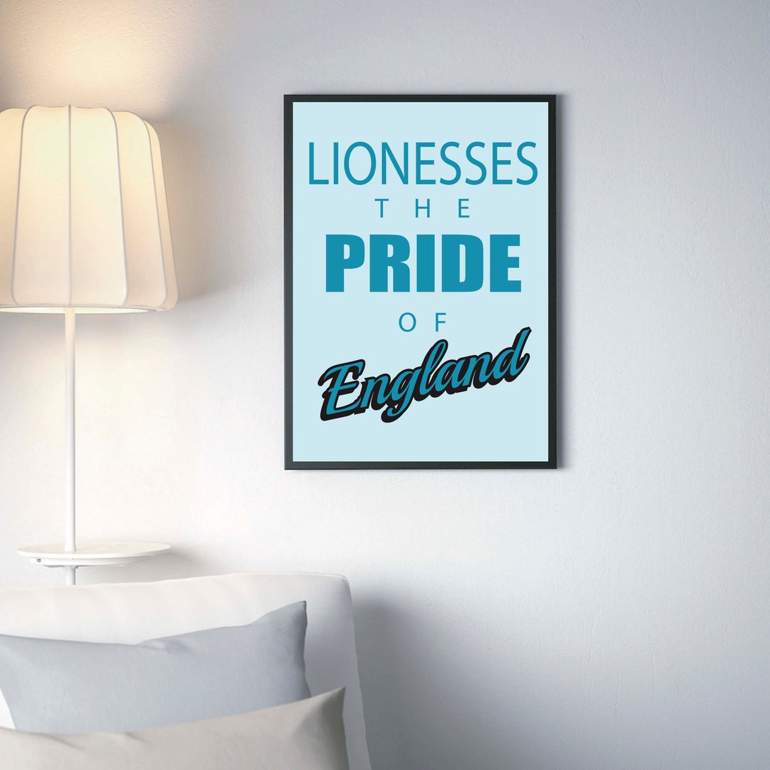 Lionesses the Pride of England - Etsy