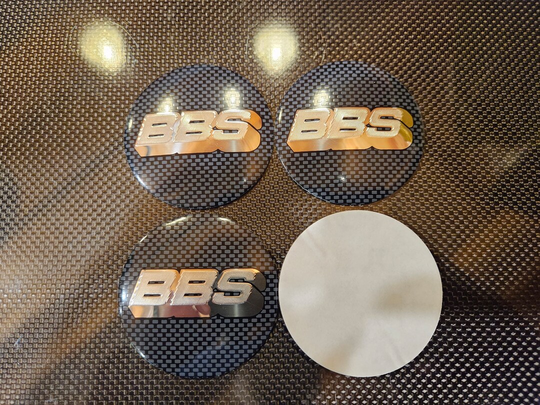Black/silver/carbon Fiber BBS Center Cap 56mm, 60mm, 65mm - Etsy