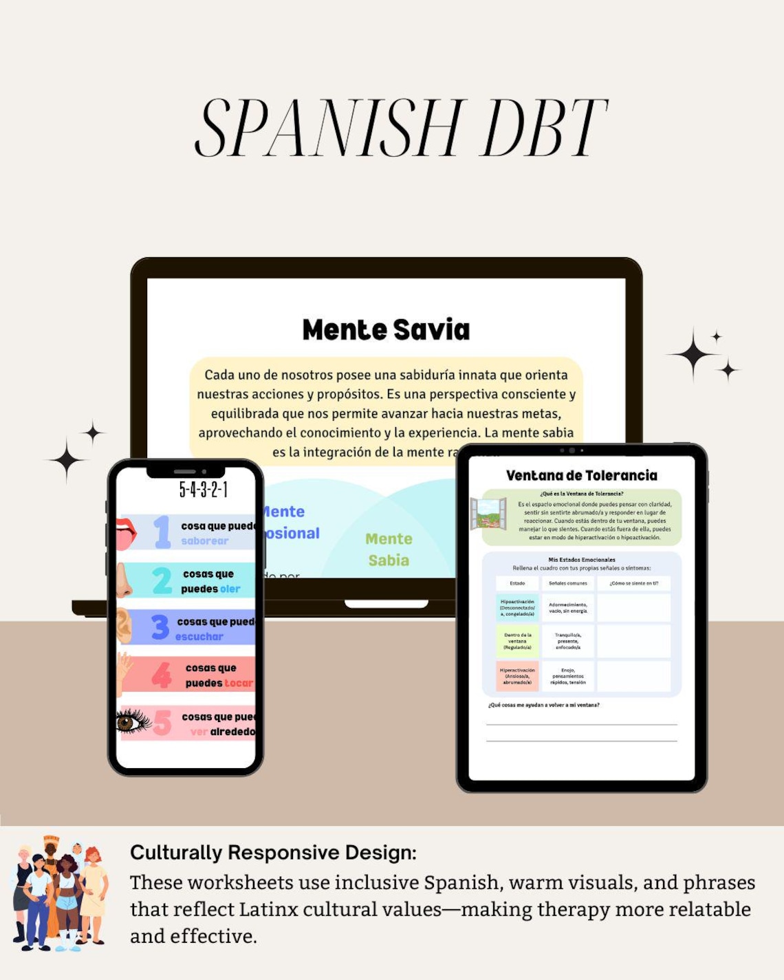 Spanish DBT Therapy Bundle | Emotion Regulation & Coping Skills ...