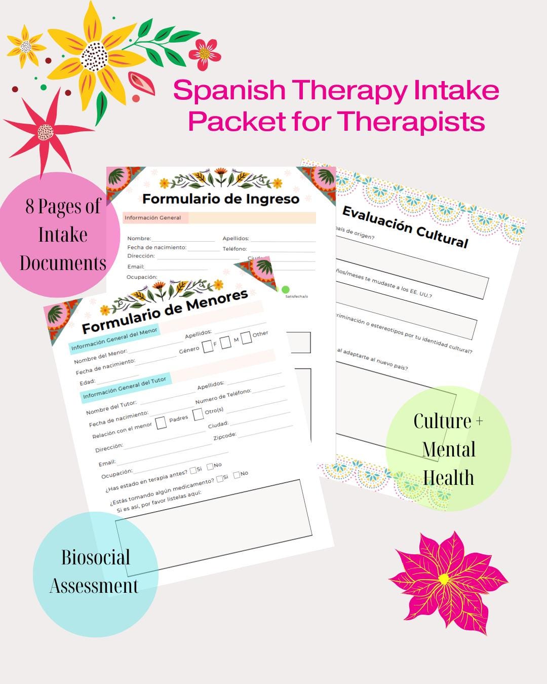 Everything You Need for Client Intake in Spanish - Etsy