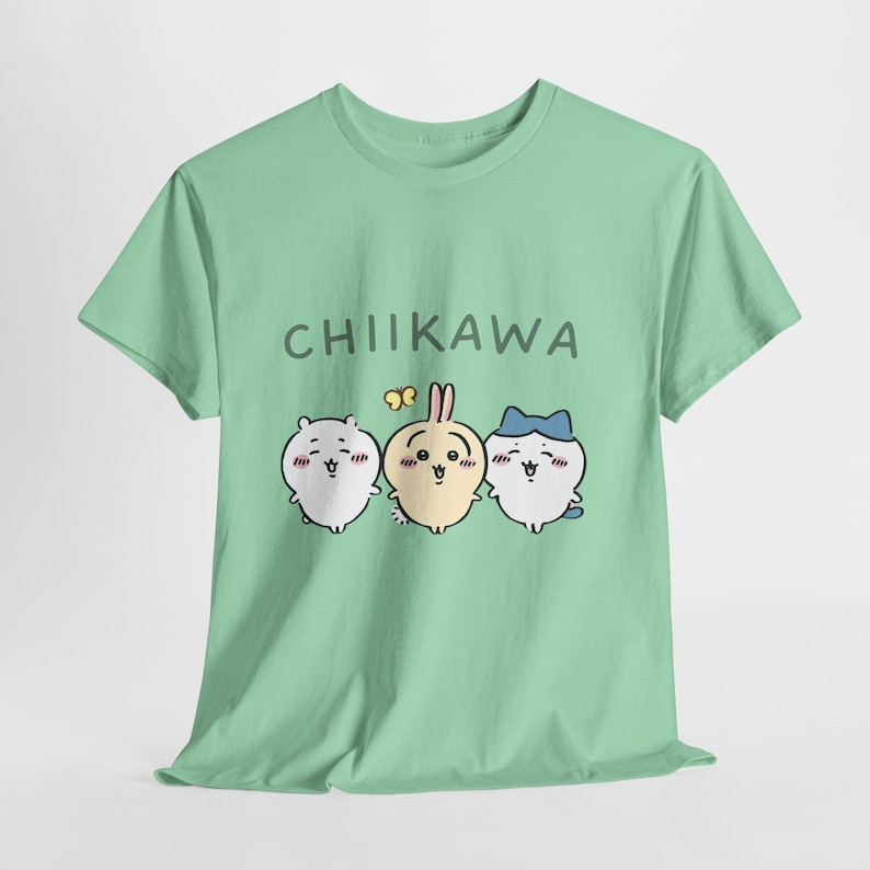 Chiikawa T-shirt Hachiware Shirt Chiikawa Shirt Chiikawa Tee Usagi ...