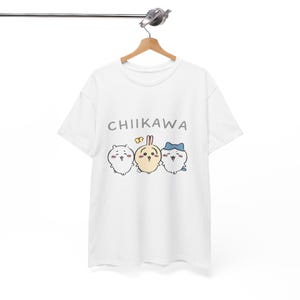 Chiikawa T-shirt Hachiware Shirt Chiikawa Shirt Chiikawa Tee Usagi ...