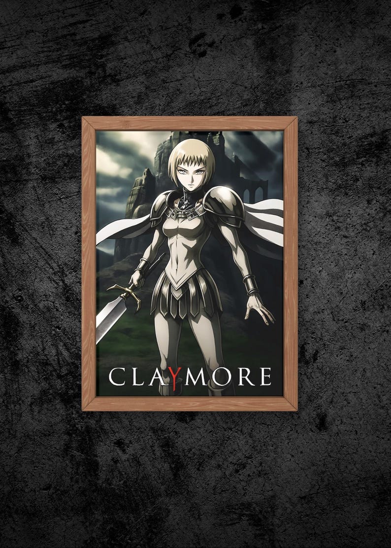 Claymore Poster Claymore Digital Download Claymore Png Claymore Svg ...