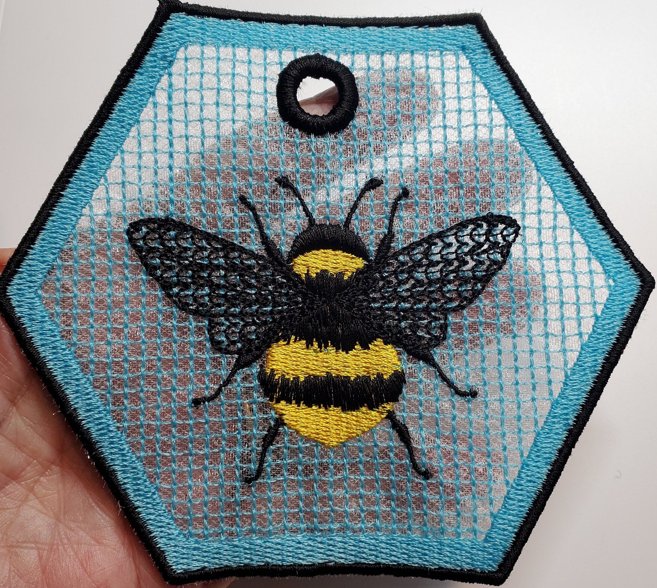 Bumble Bee Key Fob, Luggage Tag, 5 X7 Hoop, Freestanding Lace Machine ...