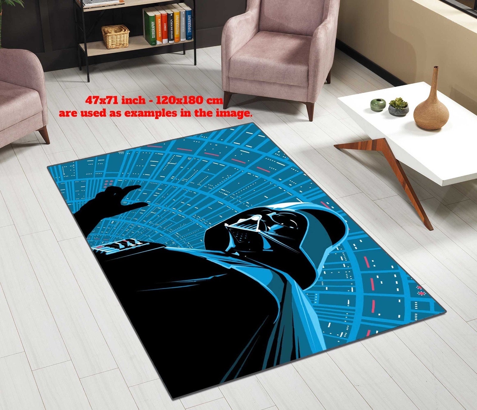 Darth Vader Rug, Star Wars Rug, Boys Room Rug, Kids Room Rug, Room ...
