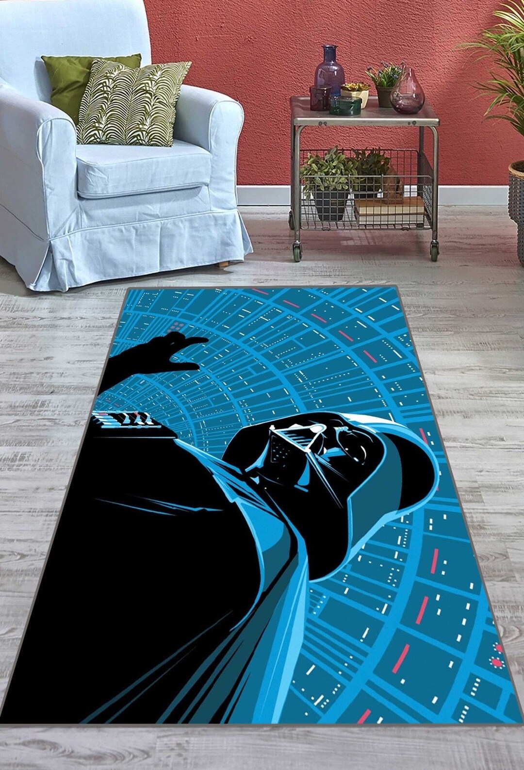Darth Vader Rug, Star Wars Rug, Boys Room Rug, Kids Room Rug, Room ...