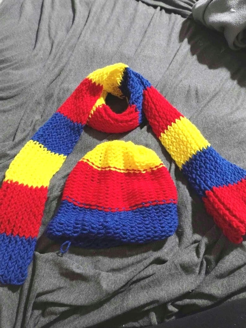 MHA- All Might Scarf and Beanie - Etsy