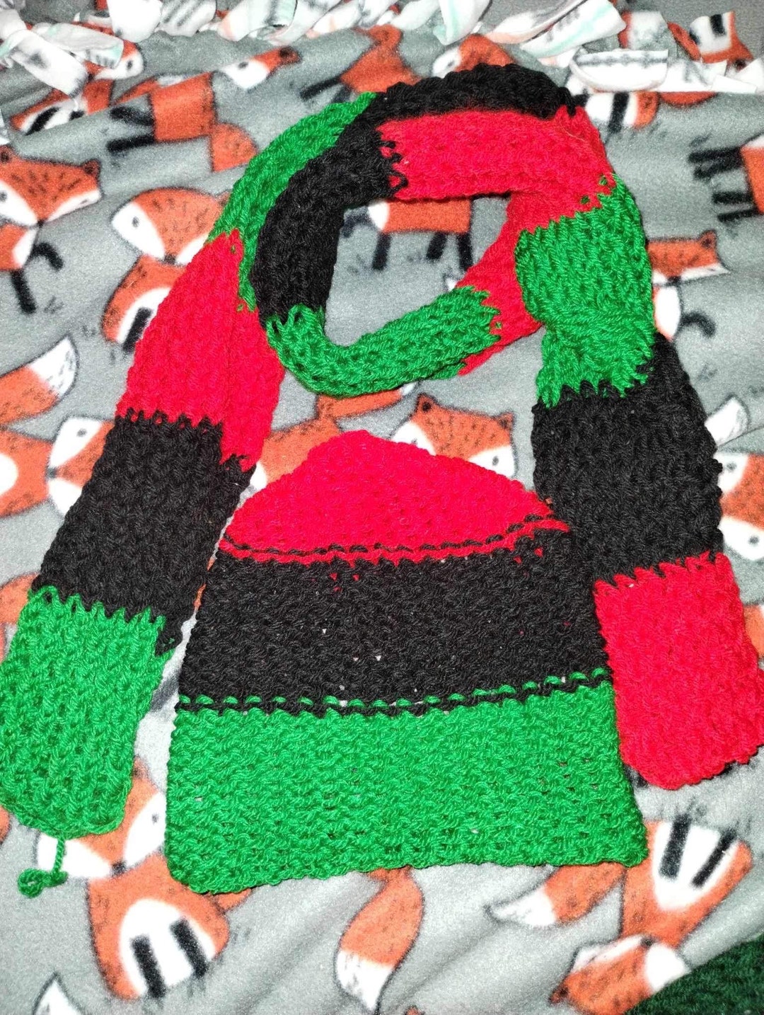 MHA- Deku Scarf and Beanie - Etsy