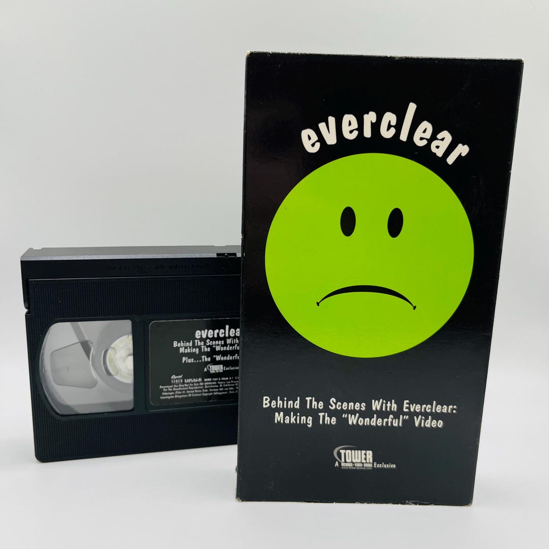Everclear, VHS Tape, Wonderful Music Video, Behind the Scenes, VHS ...