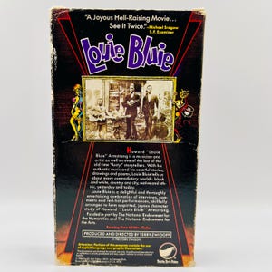 Louie Bluie, VHS Tape, Terry Zwigoff, Documentary, VHS Movie, Video ...